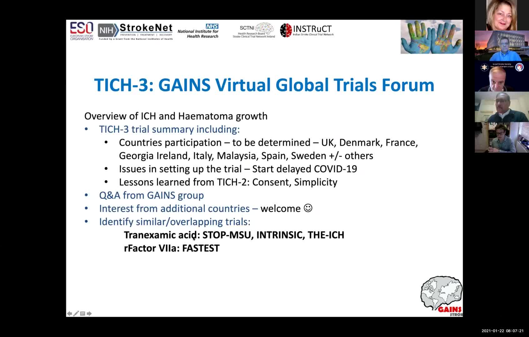 GAINS Trial Ideas Forum 012221